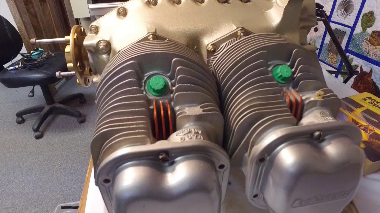 O-200 engine vertical roll - YouTube