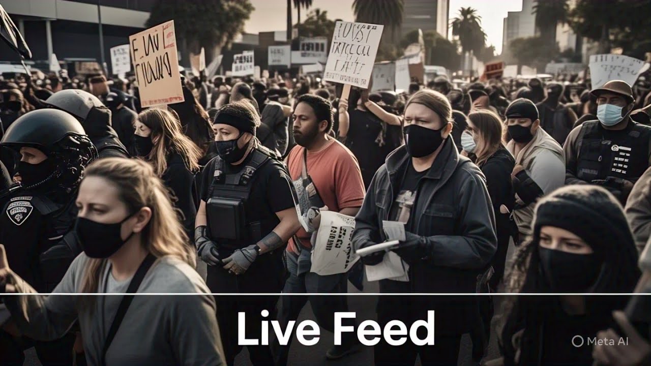 LA protest live feed - YouTube