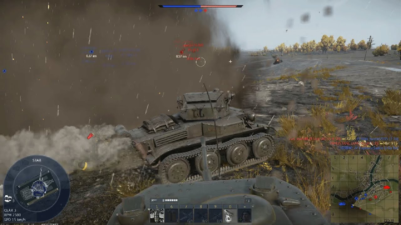 War Thunder USA tank M2A4 7 62mm Machine gun x5 Ammo 24000 - YouTube