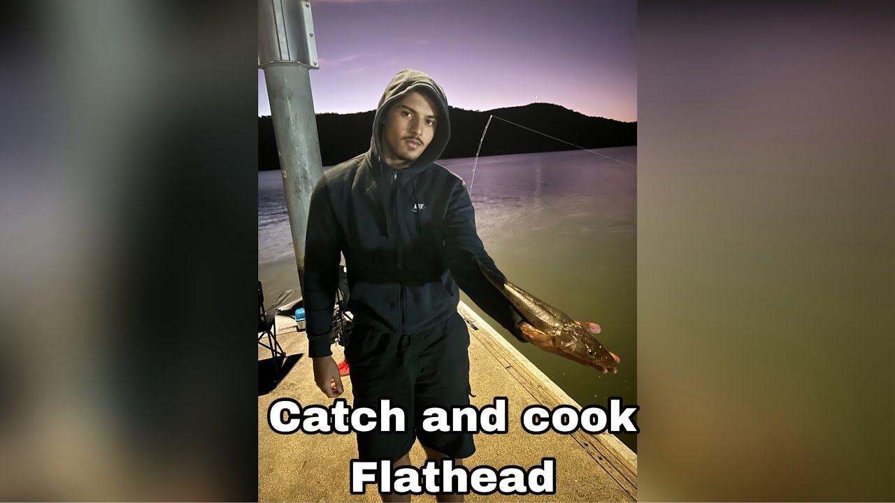 catch and cook flathead - YouTube