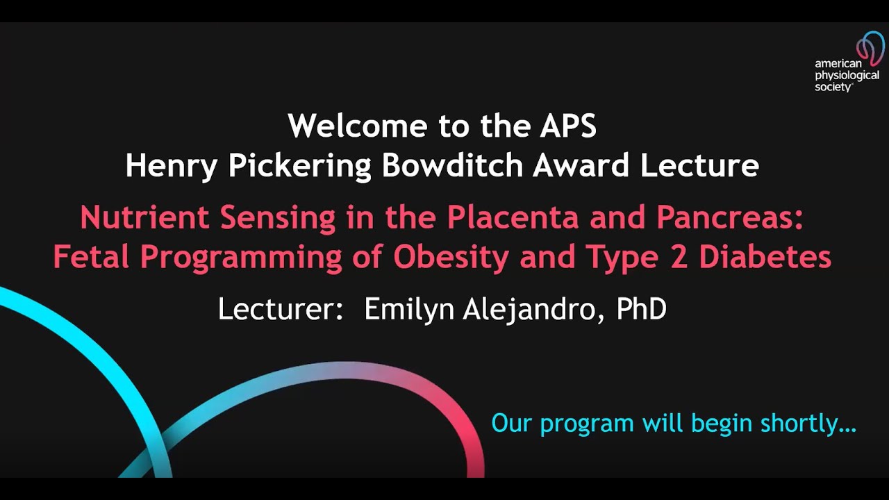 Henry Pickering Bowditch Award Lecture 2022 - YouTube