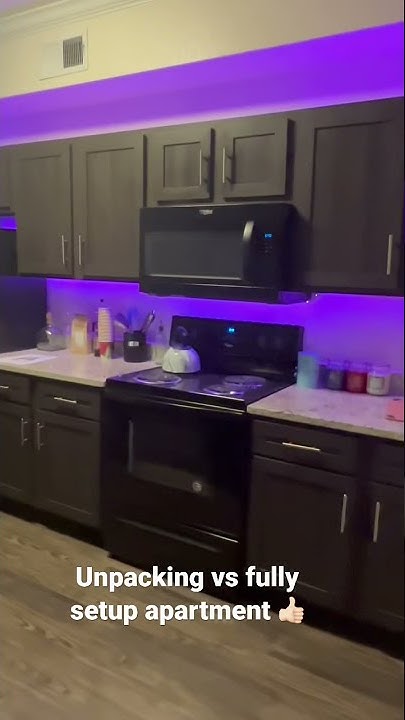 Unpacking Vs fully setup Apartment in Austin, TX - YouTube