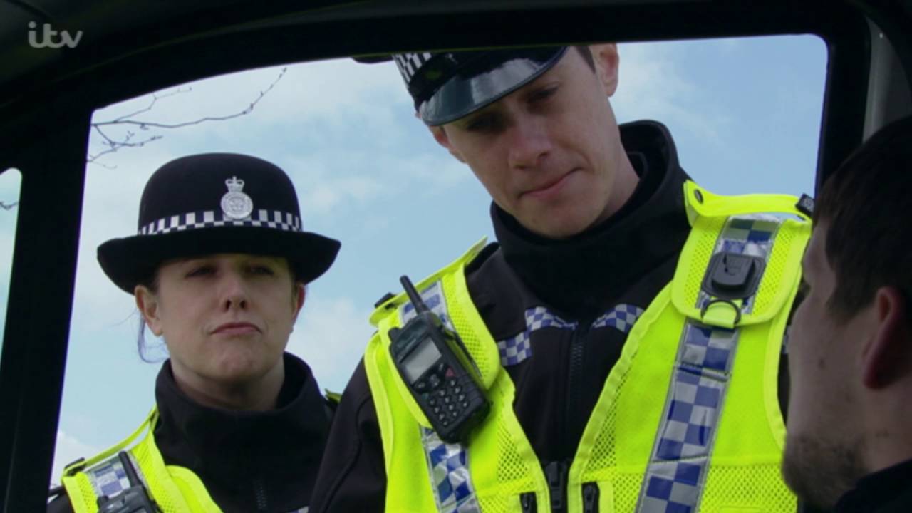 The Police Search Robbie's Van - Emmerdale - YouTube