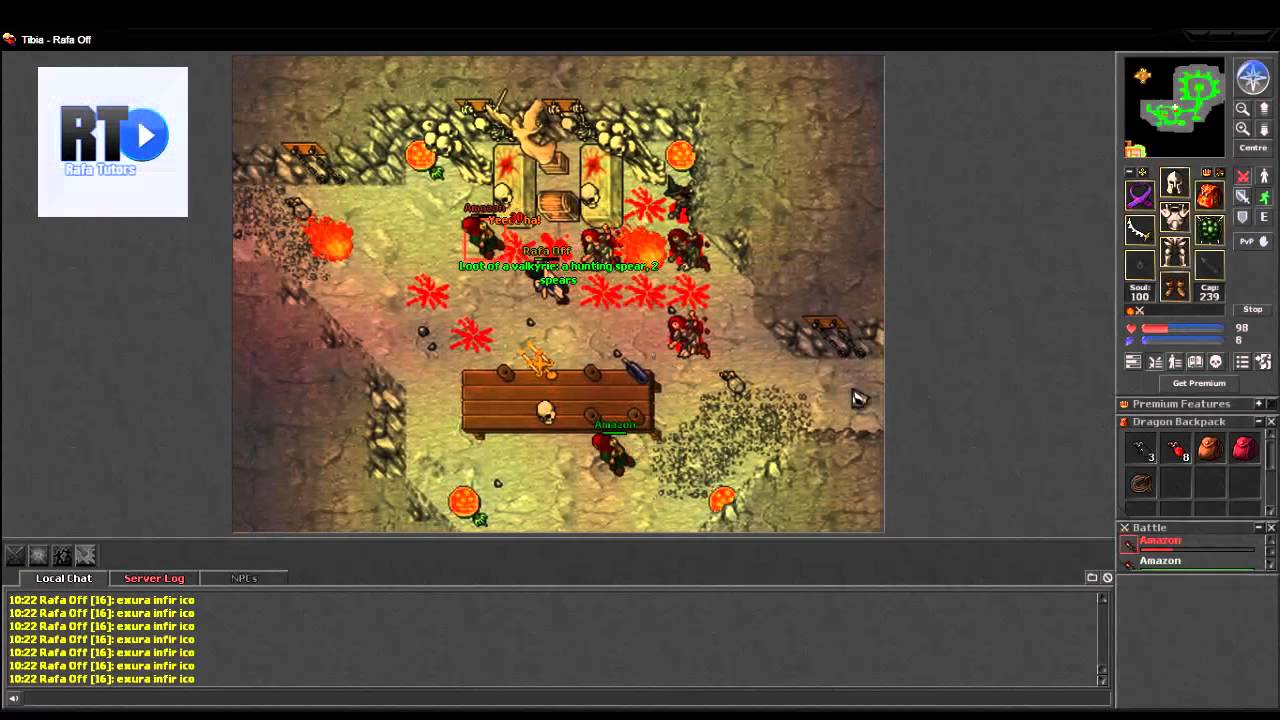 Tibia-Skull of Ratha Quest(Amazon Camp Quest) - YouTube