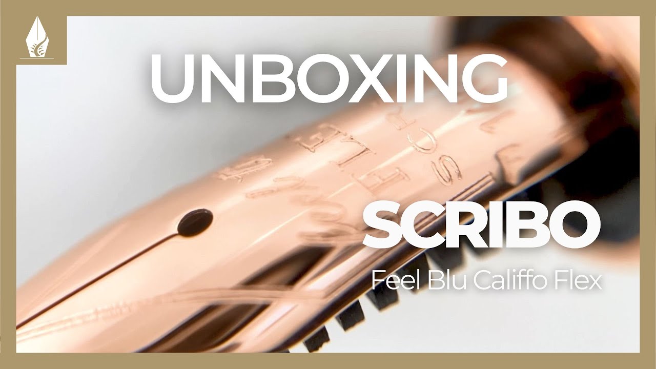 UNBOXING | Scribo Feel Blu Califfo Flex - YouTube