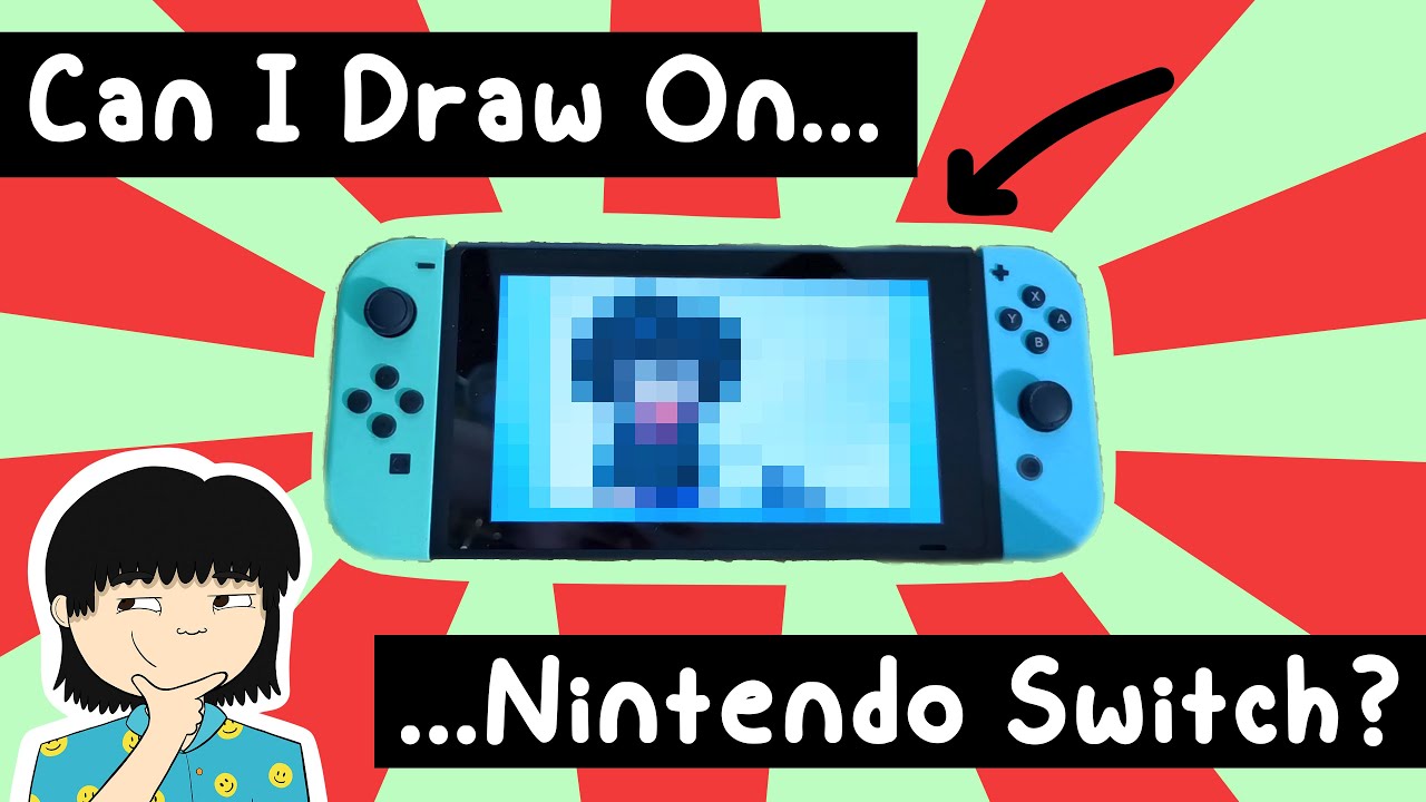 Can I Draw On NINTENDO SWITCH? (Colors Live) - YouTube