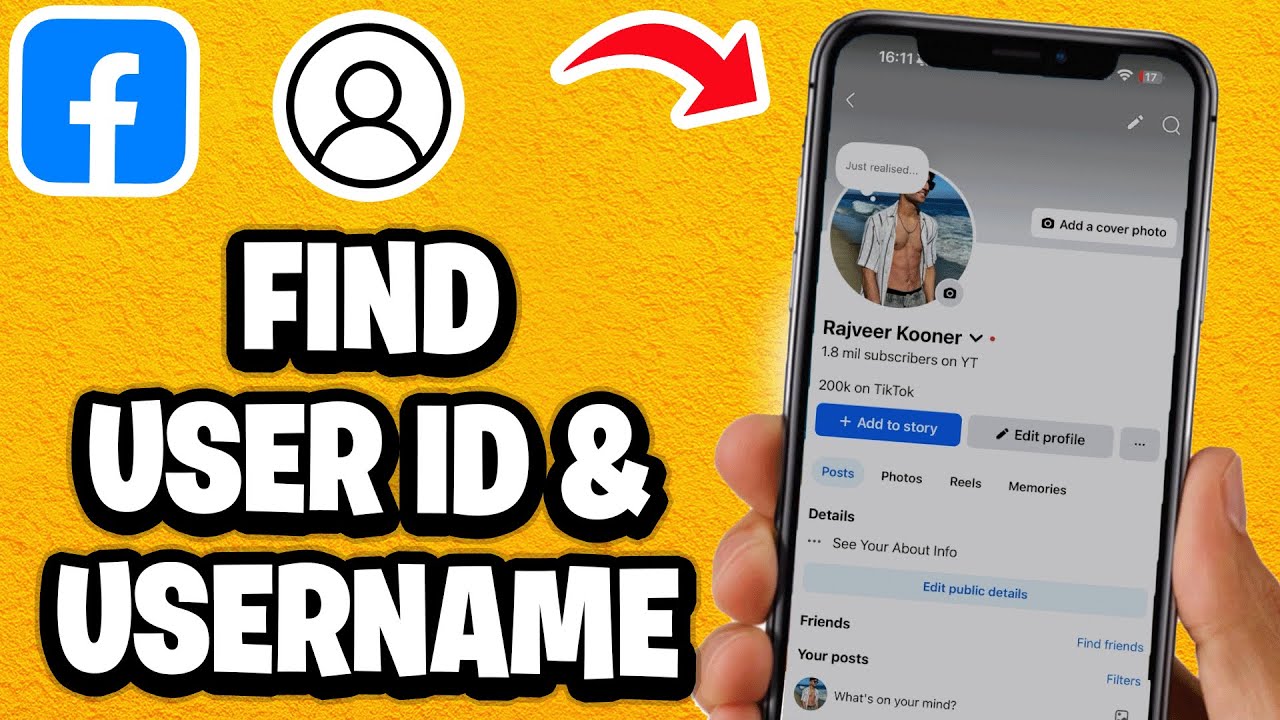 How To Find Facebook User ID and Username - Fastest Guide - YouTube