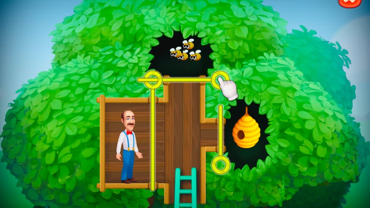 Homescapes Gardenscapes Mini Games Ads Part 16 - All Levels - Pull Him ...