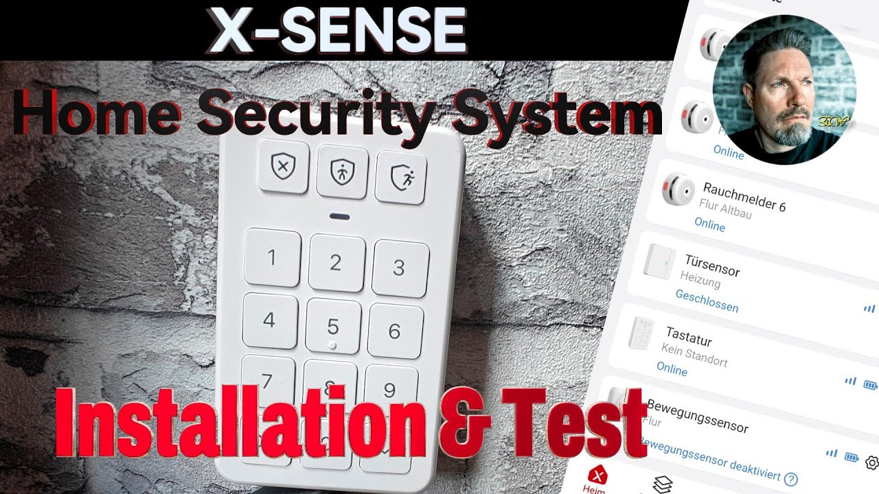 x sense Home Security System: Installation und Test - YouTube