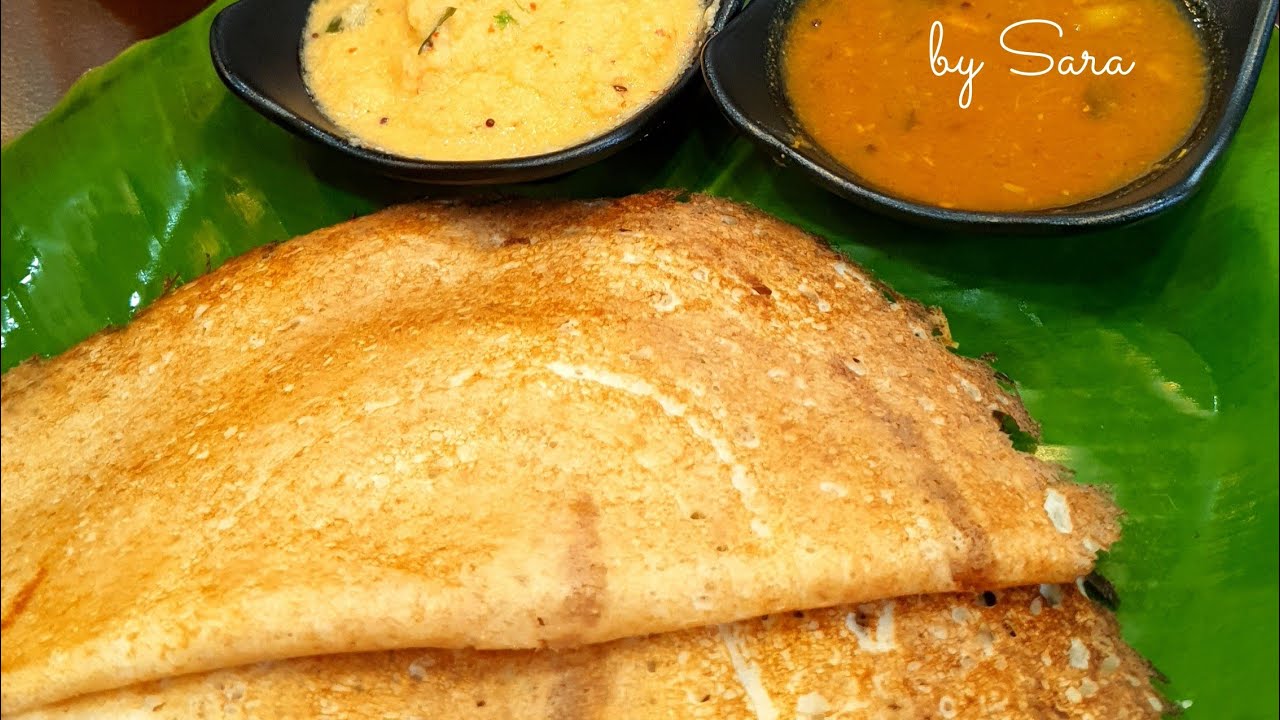 Easy No fail Thosai / Dosa, updated with ingredients and method ! - YouTube