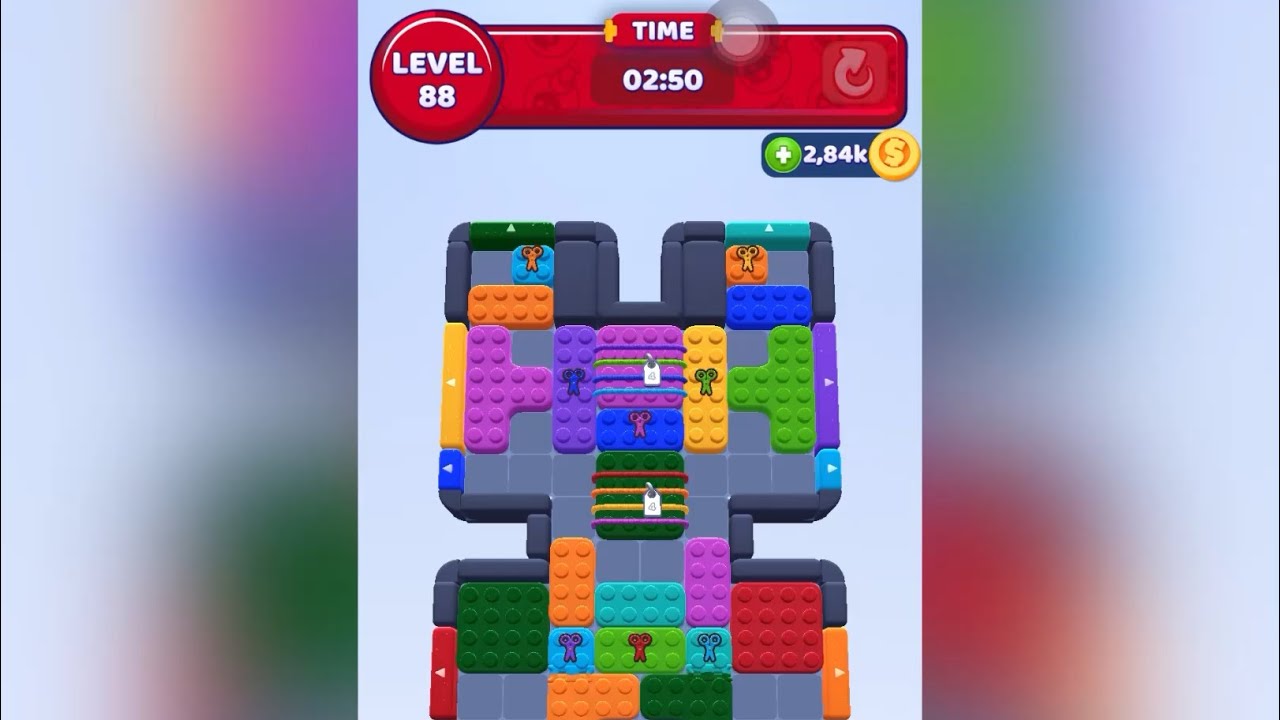 COLOR BLOCK JAM | LEVEL 88 Solution Walkthrough - YouTube