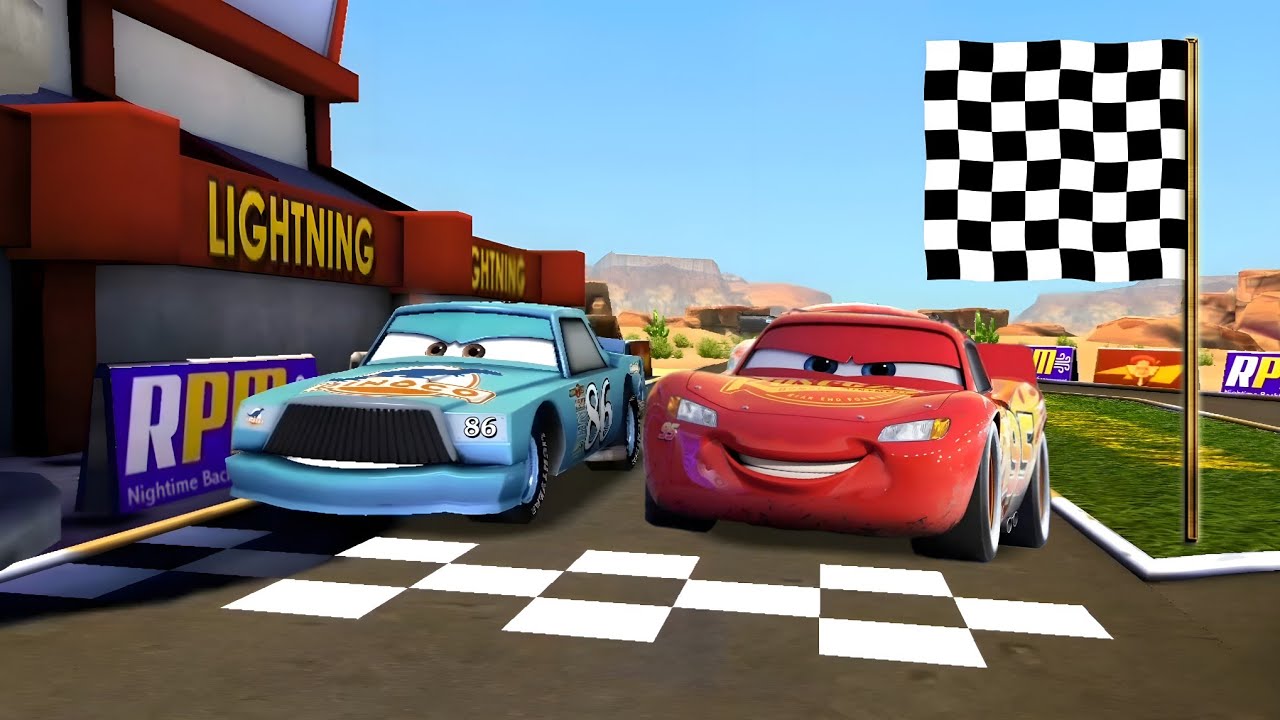 BeamNGDrive Disney Pixar Cars Lightning McQueen Crashes - YouTube