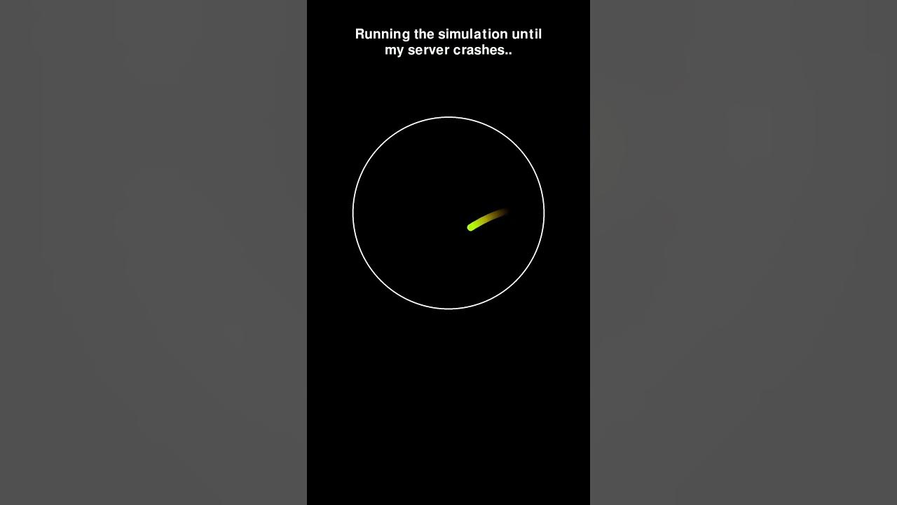 Ball bouncing simulation #adhd #music #code #space #python #physics # ...