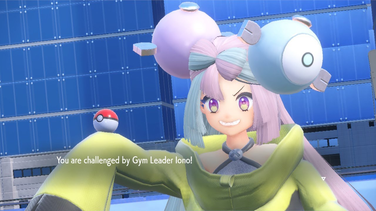 Iono - Levincia Gym Leader Battle in Pokemon Scarlet and Violet - YouTube