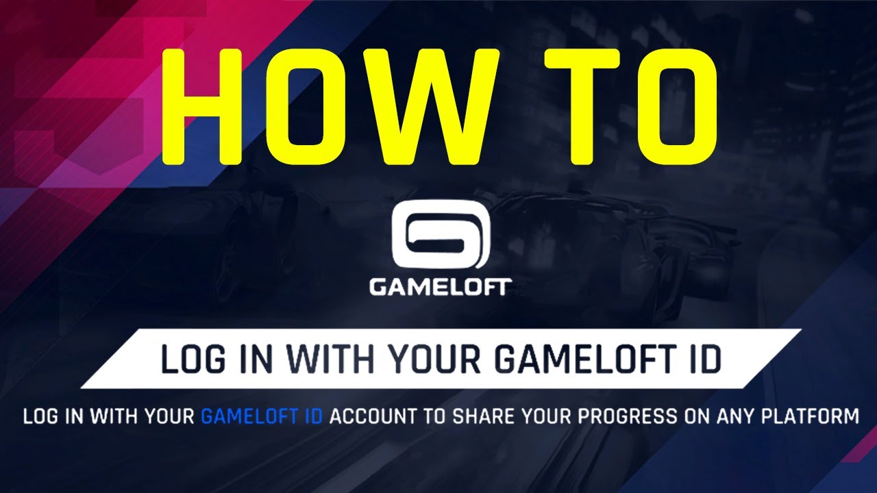 How to log in with your gameloft ID - YouTube