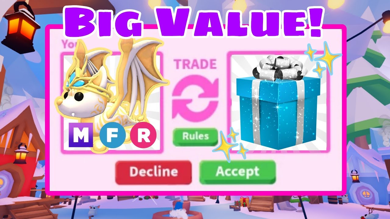 I Traded My Mega Fairy Bat Dragon In Adopt Me Rich Trading Servers ...