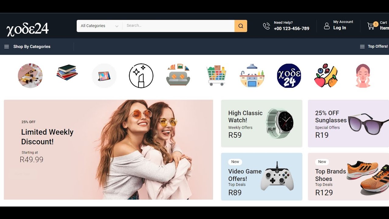 eCommerce Website - YouTube