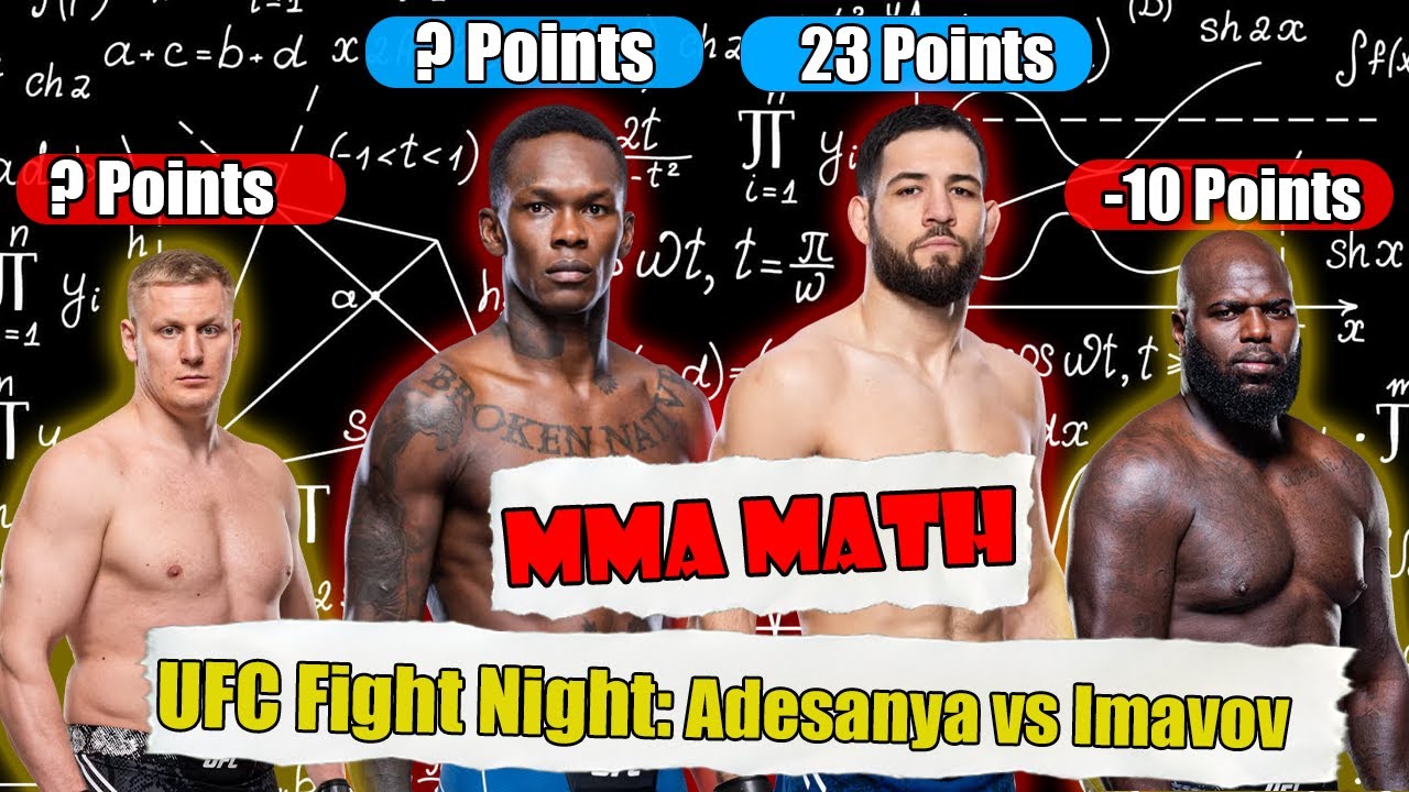 I Used MMA Math to Predict UFC Fight Night: Israel Adesanya vs ...