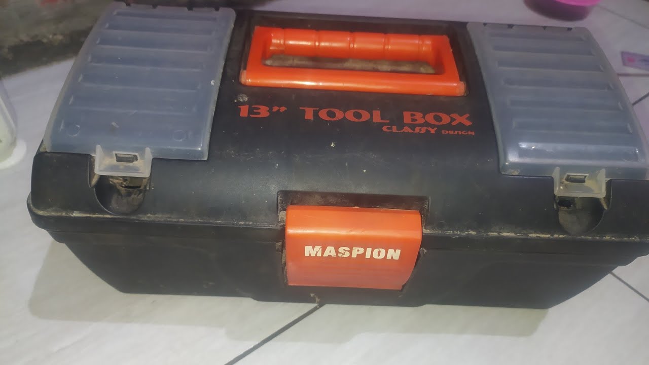 tools box maspion - YouTube