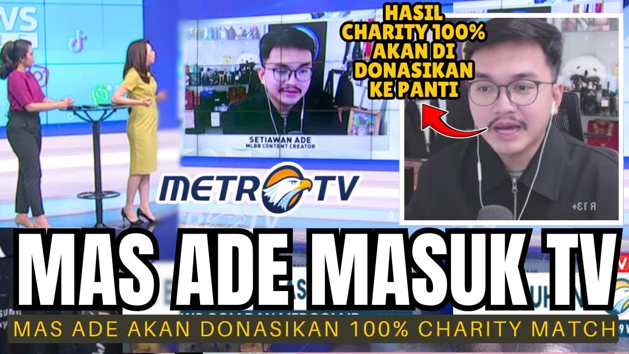 GELOK! MAS ADE MASUK TV! MAS ADE UNGKAP AKAN DONASIKAN 100% CHARITY ...