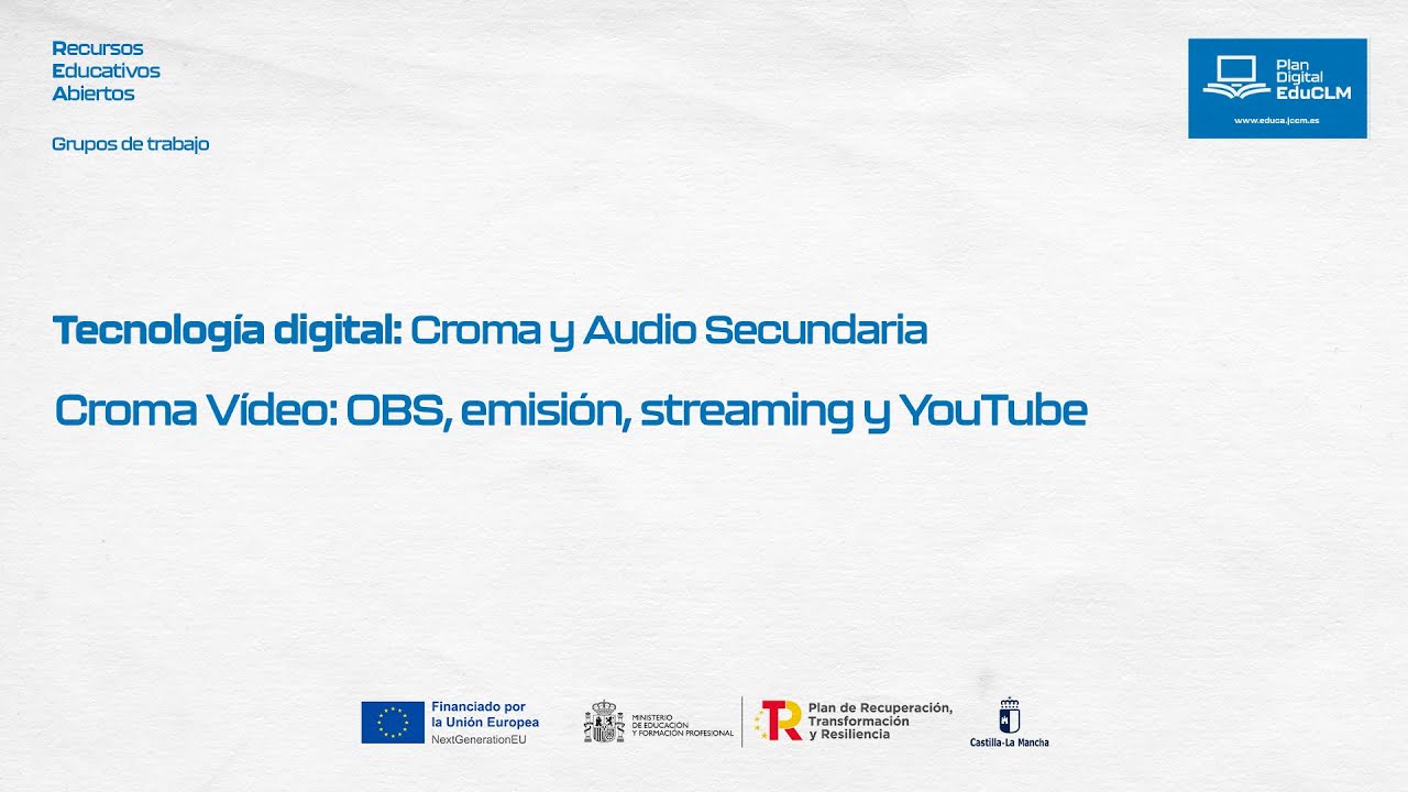 #REA: Recursos Educativos Abiertos - 27 OBS, Emisión, streaming y ...