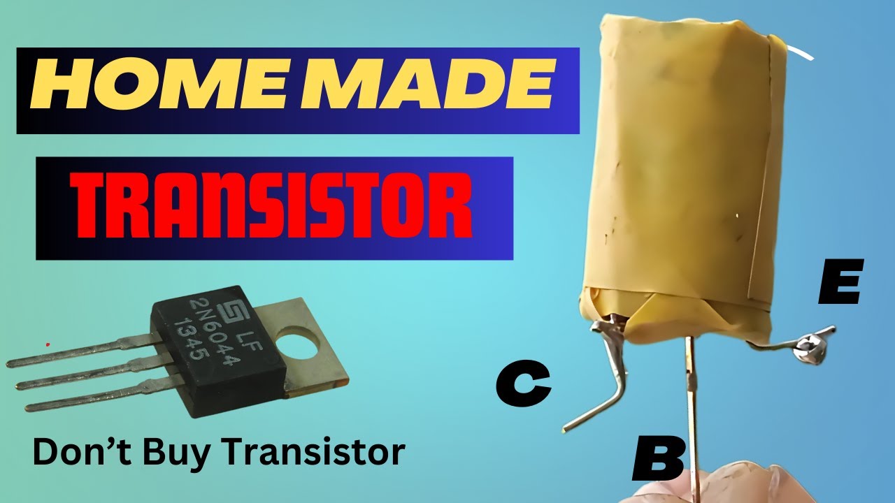 How to Make Transistor at Home / NPN & PNP || घर पर ट्रांजिस्टर कैसे ...