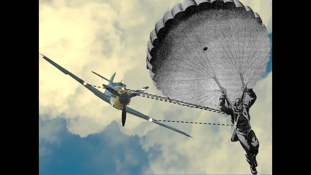 Was it illegal to shoot at parachuting airmen in WWII? - YouTube