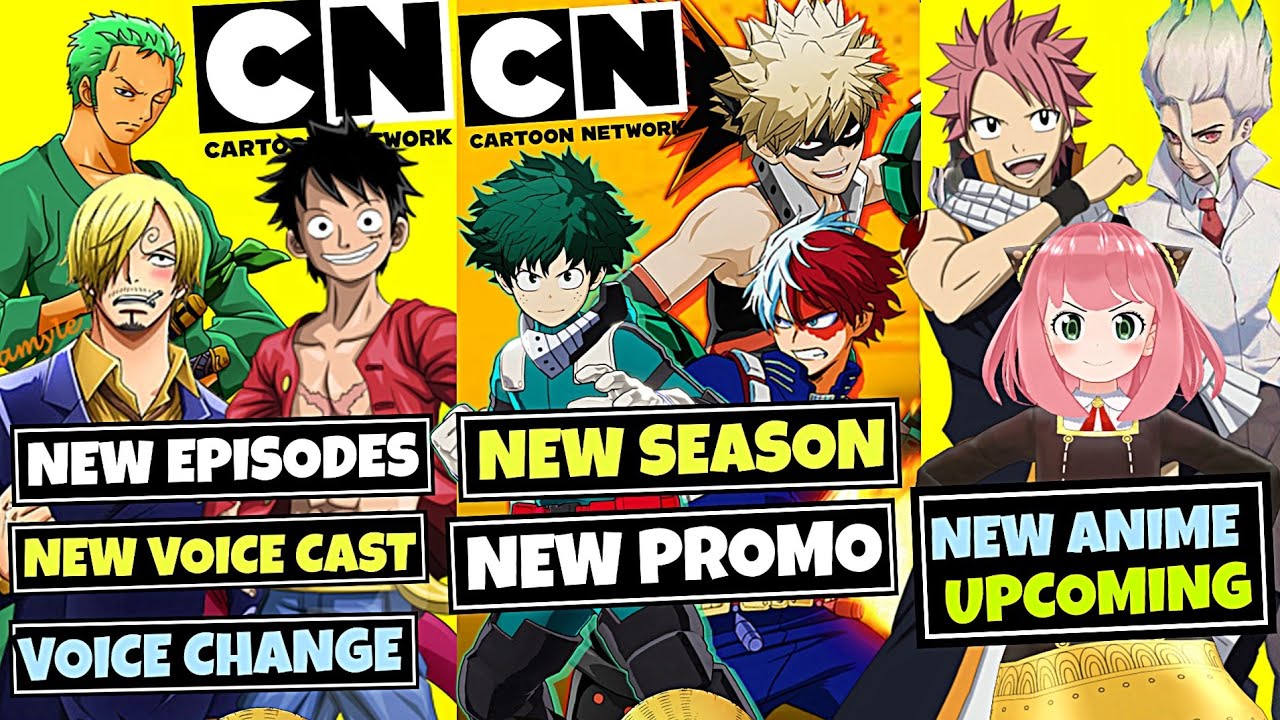 ONE PIECE HINDI DUBBING CHANGE😱MHA SEASON 6 PROMO ON CARTOON NETWORK ...