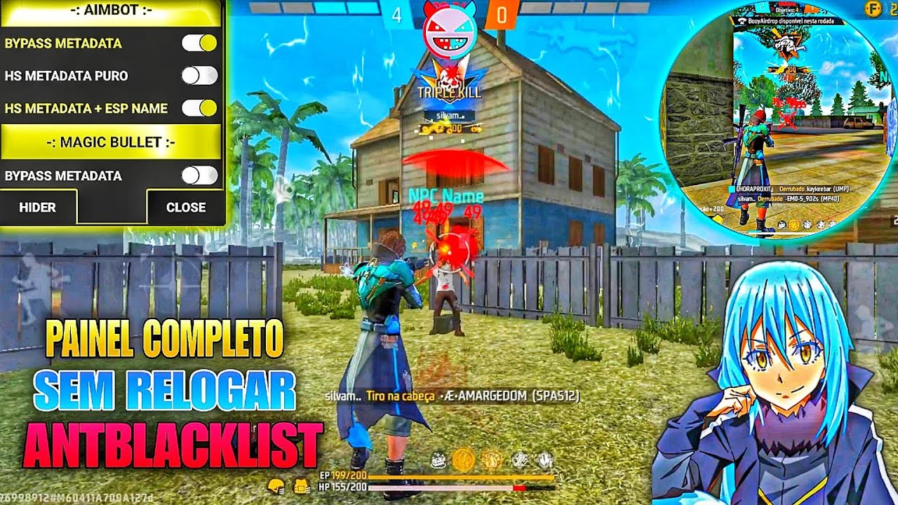 PAINEL FULL AIMBOT CABEÇA + BALA MÁGICA + CUSTOM 🔱 XIT ATUALIZADO PARA ...