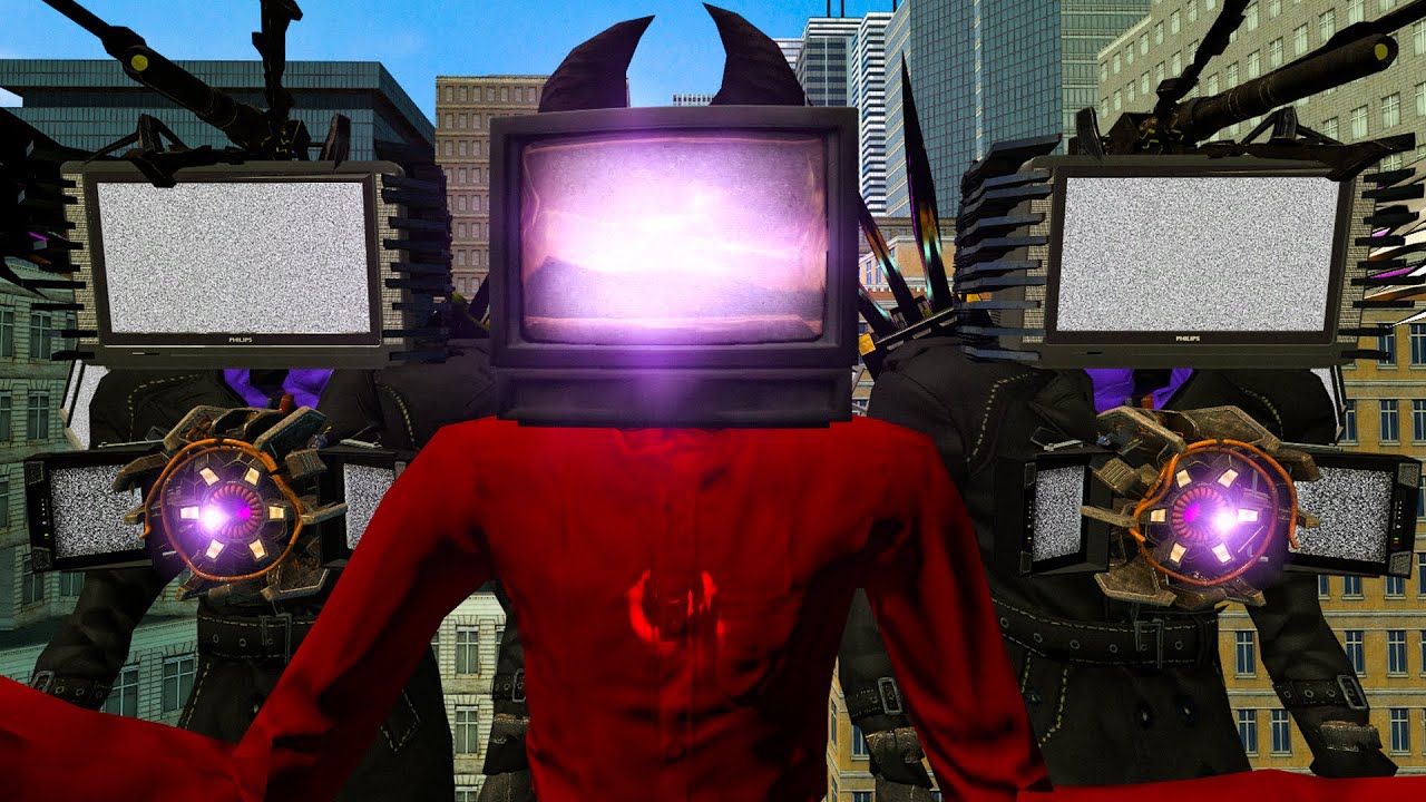DEMON TV MAN VS ULTRA TV MAN // Garrys Mod! GMOD - YouTube
