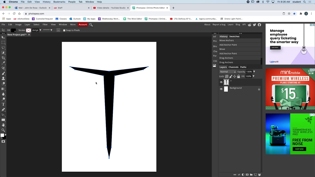 Modifying a Font in Photopea - YouTube