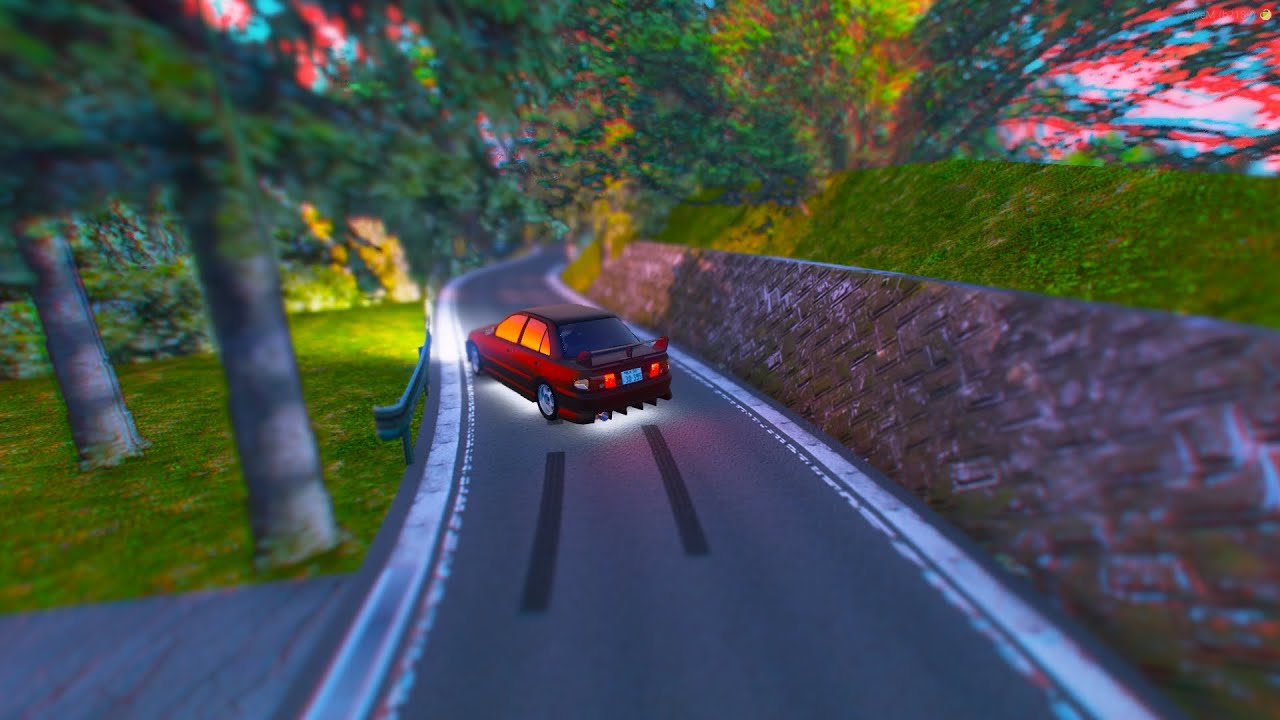 Evo 3 drifting down Usage Mountain Top... - YouTube