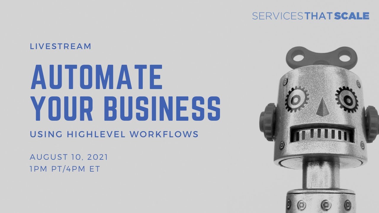 How to Automate Your Digital Agency Using Highlevel Workflows - YouTube