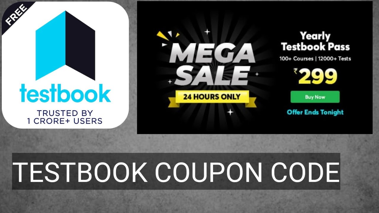 Testbook Mega Sale Coupon code, Testbook yearly pass coupon code ...