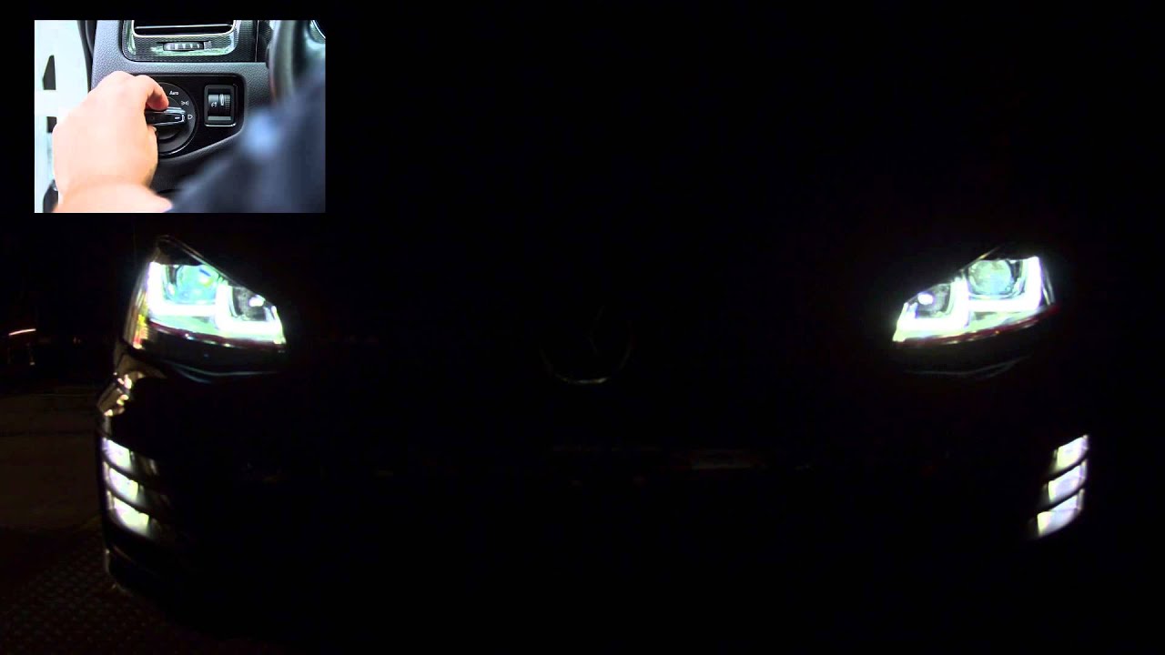 VW RFB MK7 GTI/Golf Projector Headlights - YouTube