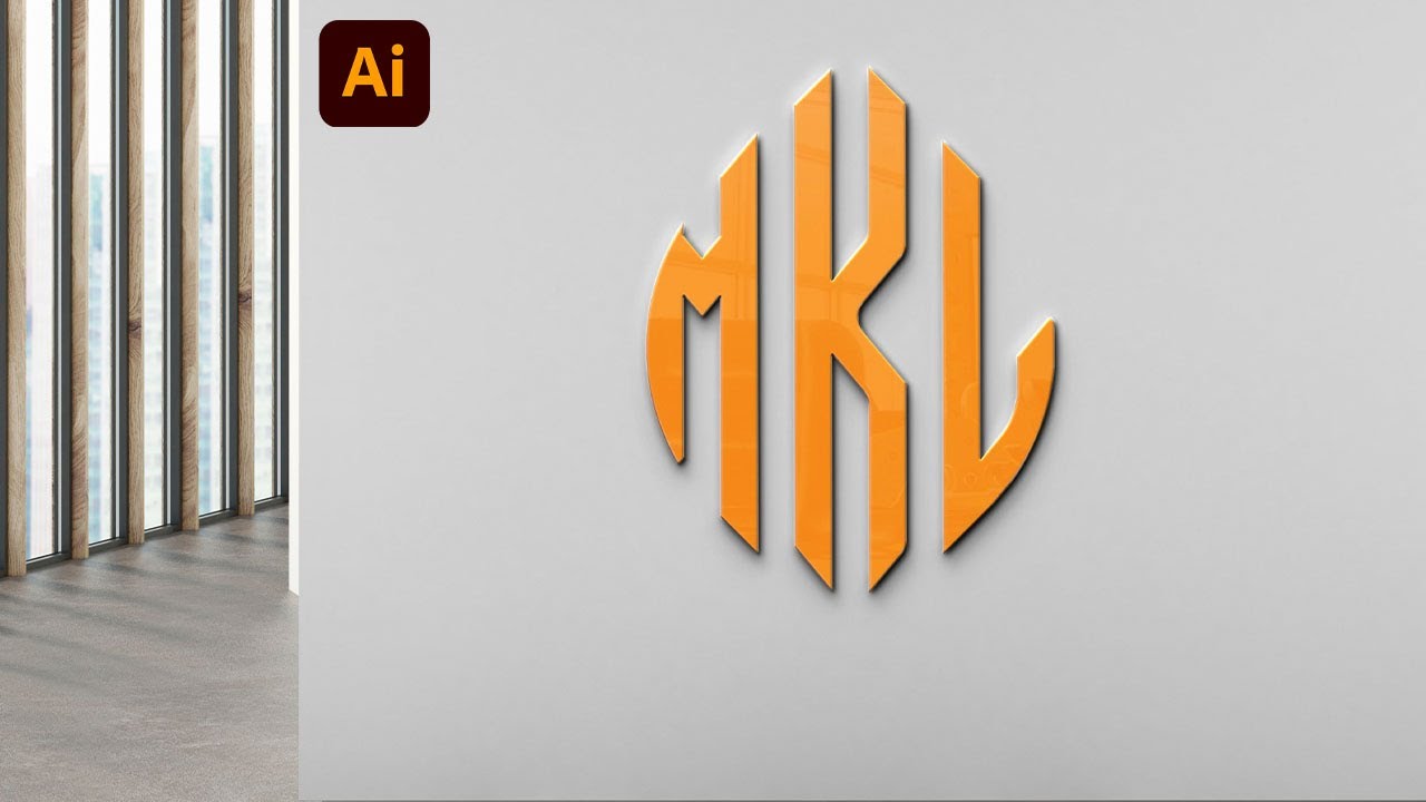 MKL design | Professional Logo design | Illustrator tutorial - YouTube
