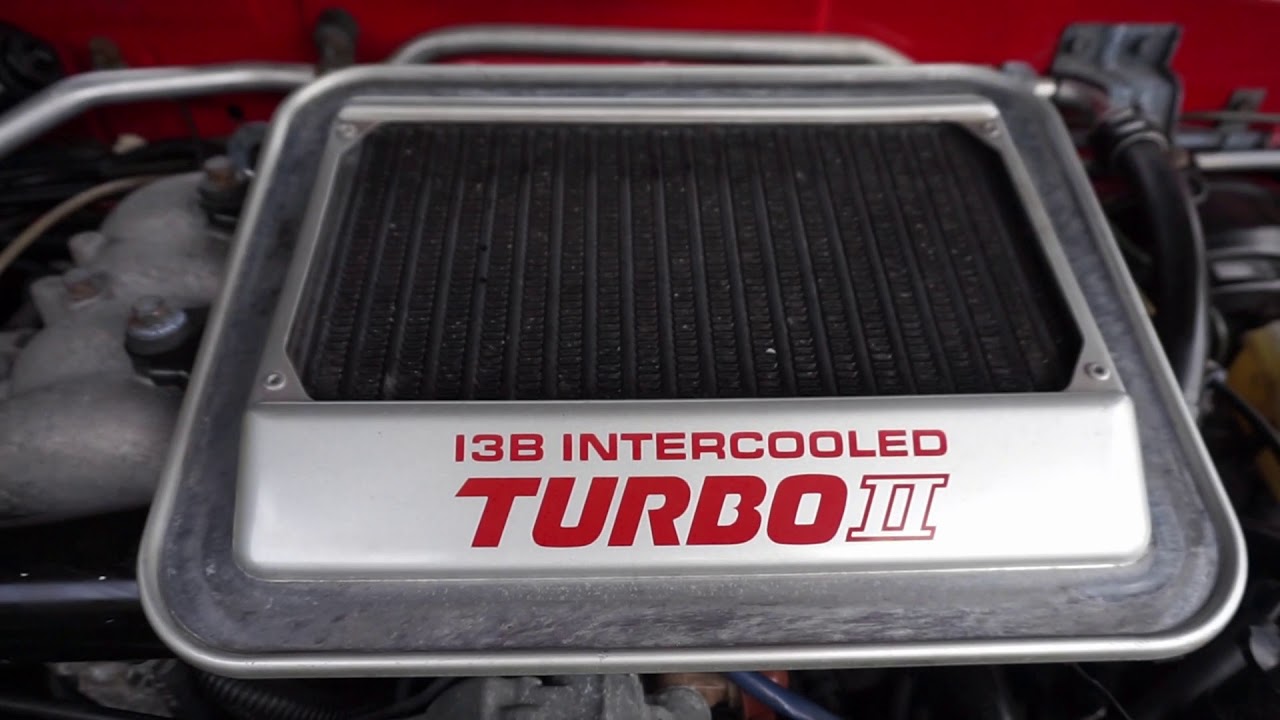 1990 RX7 Turbo II. Engine Bay. - YouTube