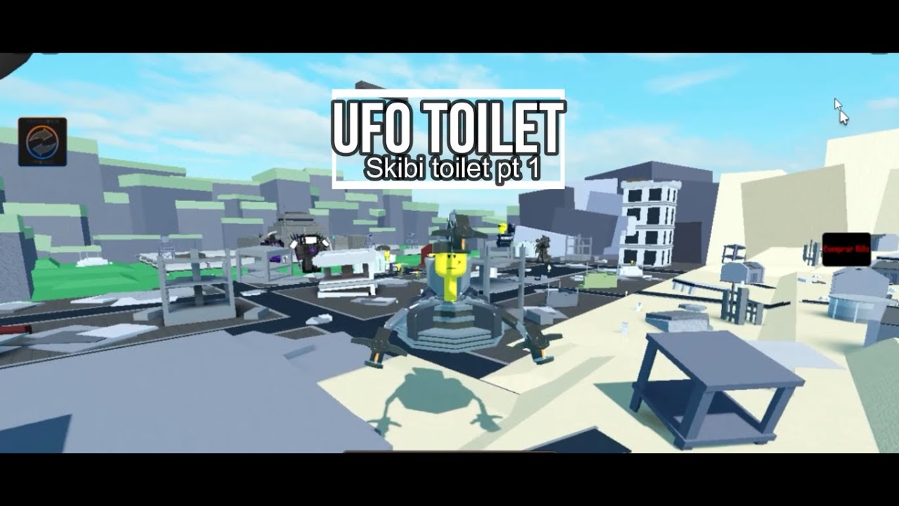 Siendo el UFO toilet en (BATHTUBS WAR) - YouTube