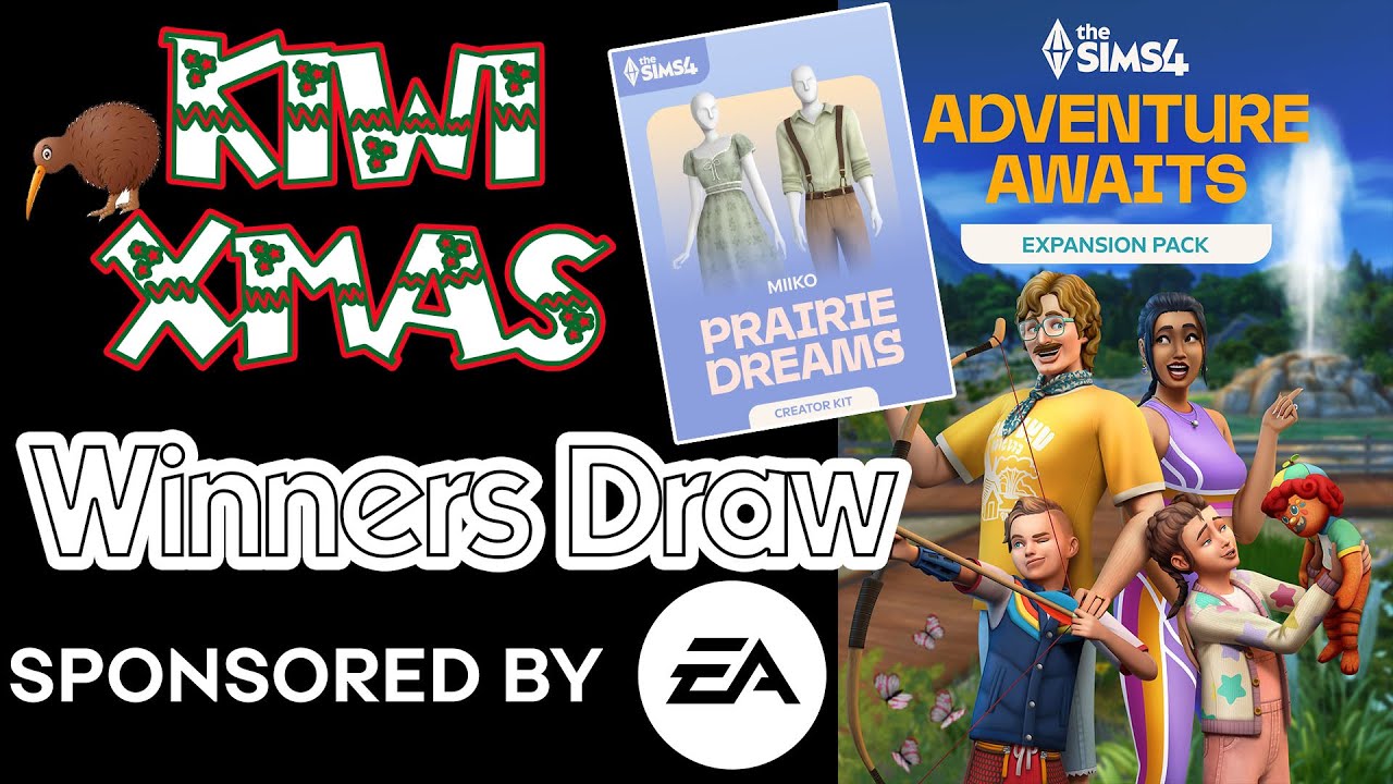 Winners Draw: Sims 4 Kiwi Xmas Giveaway! - YouTube