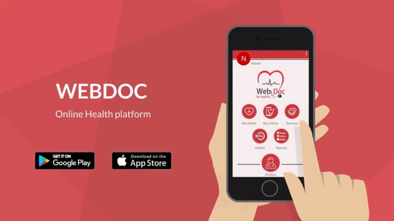 Now you can connect a doctor at webdoc any time of day or evening ...