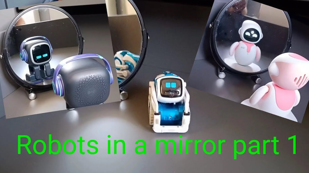 Robot's in a mirror part 1 #mirror #robot #emorobot #eilik #eilikrobot ...