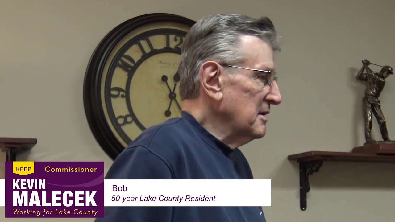 Bob shares his support for Kevin Malecek | Keep Commissioner Kevin ...