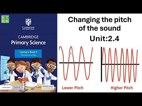 Cambridge primary Science stage 5|Changing the pitch of the sound |unit ...