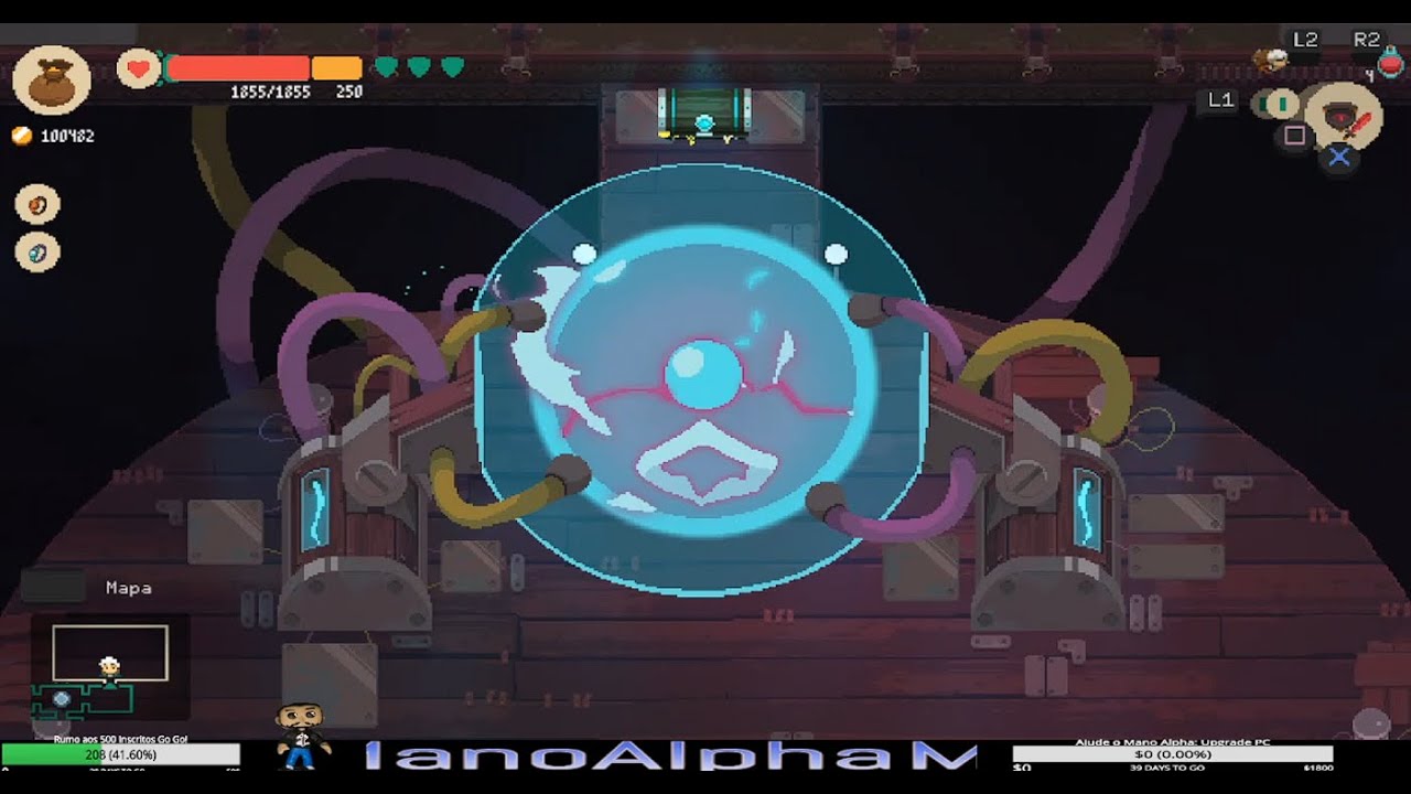 Moonlighter: Complete Edition(PC) - Guardião Tech Boss Fight - YouTube