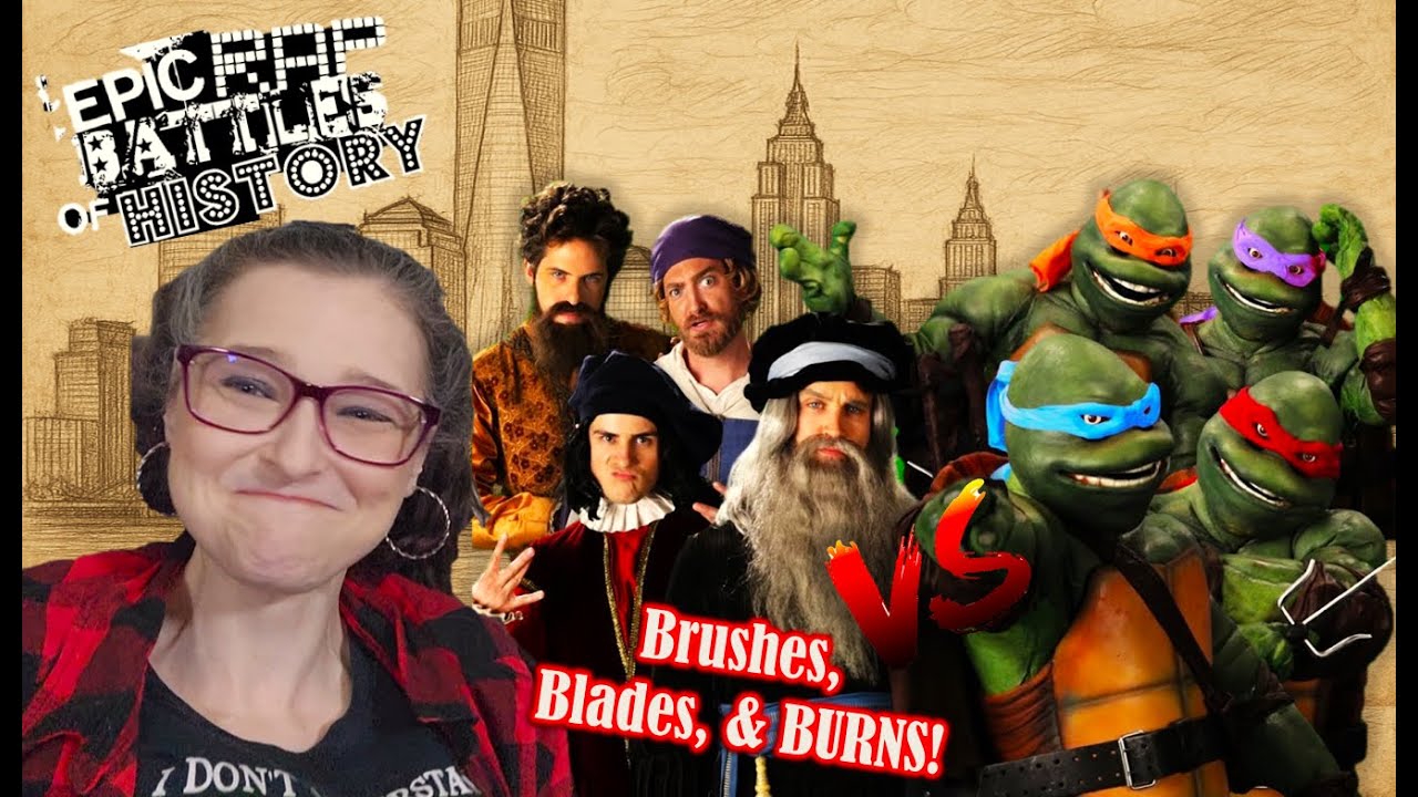 Artists vs TMNT ERB REACTION!! 🎨🐢 Renaissance Rumble Meets Sewer Sass ...