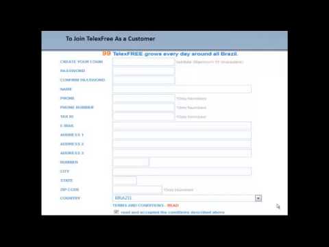 How To Sign Up A Customer In Telex - YouTube