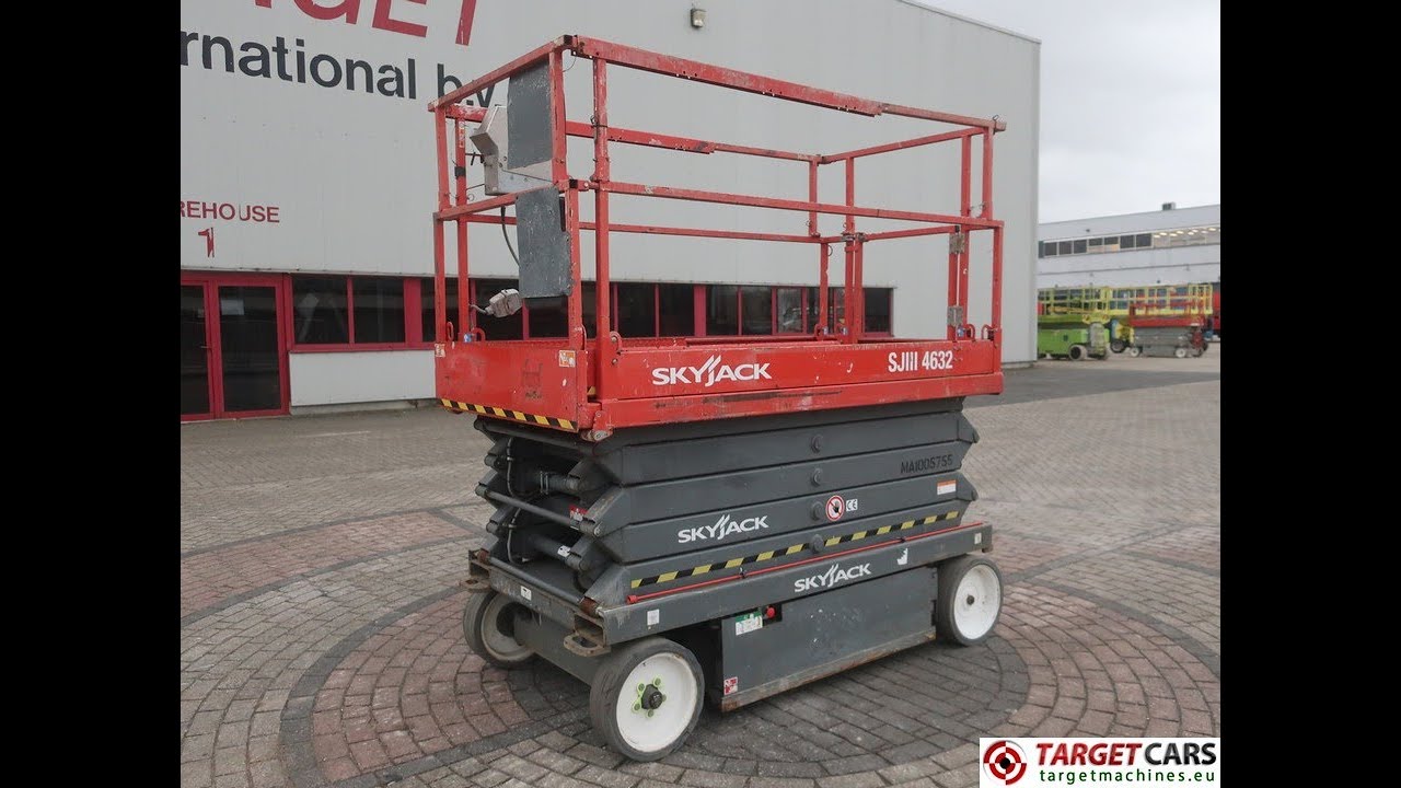 780410 SKYJACK SJIII-4632 ELECTRIC SJ-4632 SCISSOR WORK LIFT 2014 ...