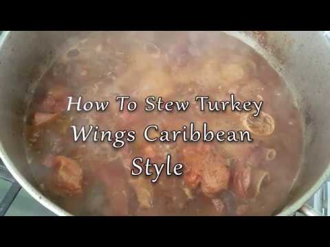 Caribbean Stewed Turkey Wings - YouTube