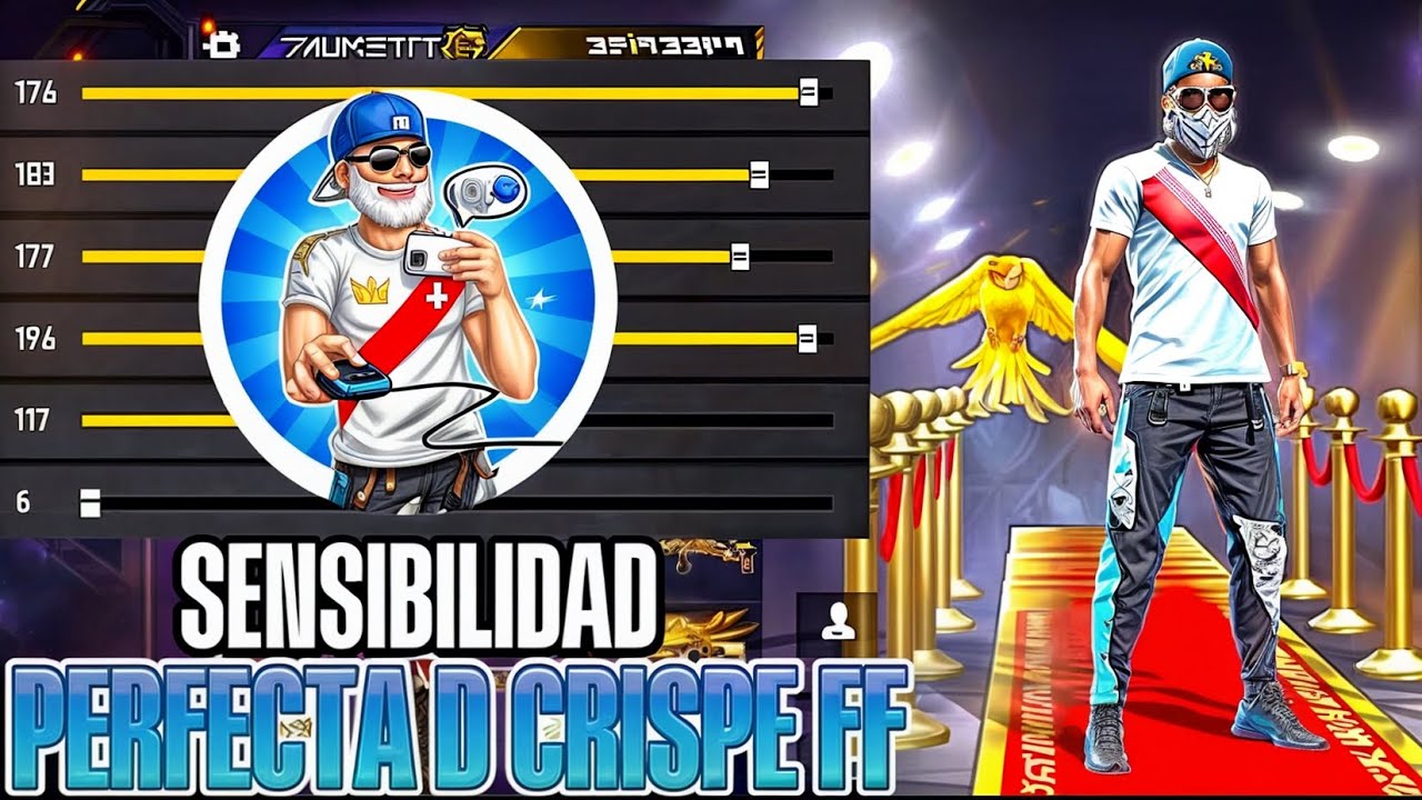 LA CONFIGURACIÓN PERFECTA DE CRISPE FF PARA dar todo ROJO 🩸 - YouTube