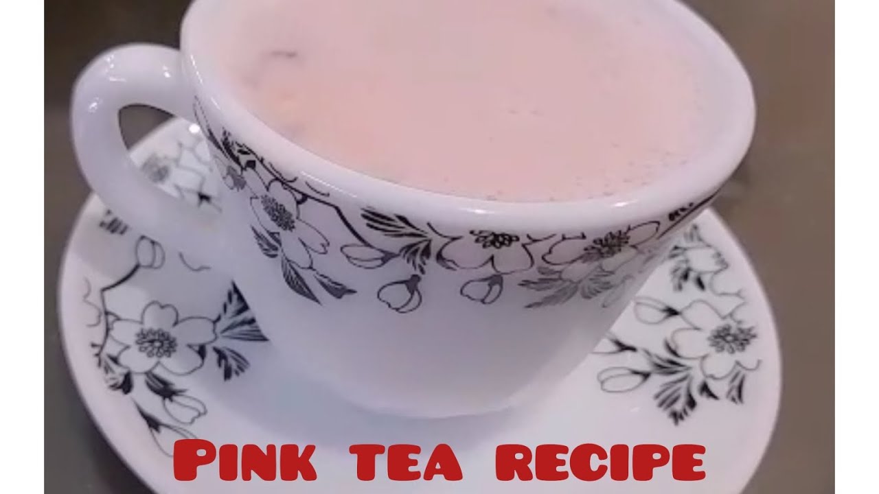 how to make pink tea || authentic pink tea recipe in urdu || kashmiri ...